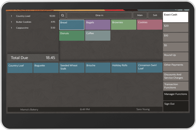 GloriaFood POS: Bakery POS System