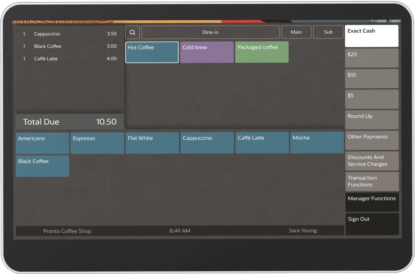 GloriaFood POS: Coffee Shop POS System