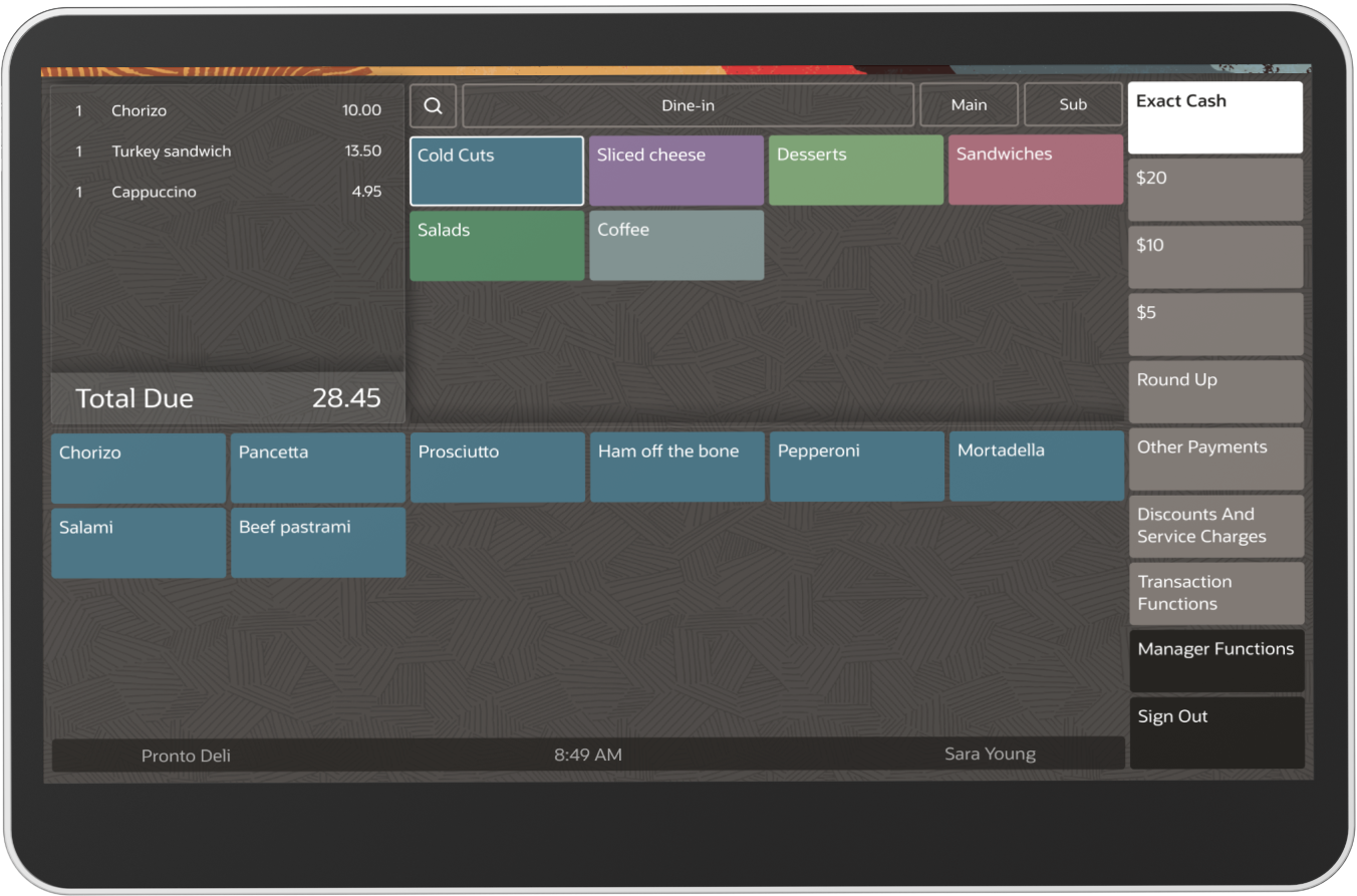 GloriaFood POS: Deli POS System