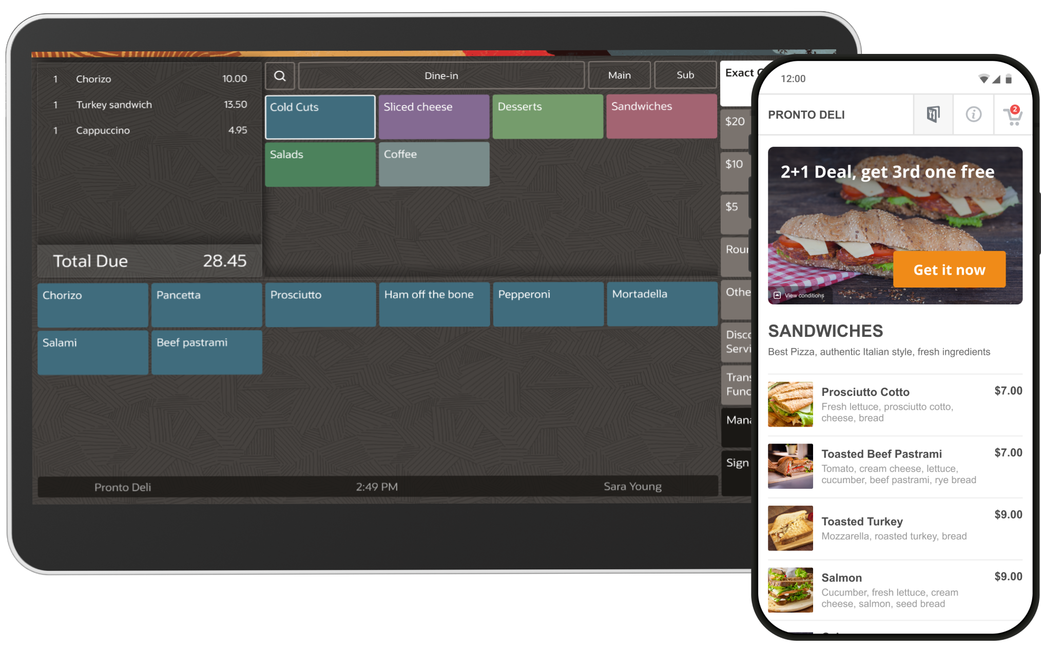 GloriaFood POS: Deli POS System