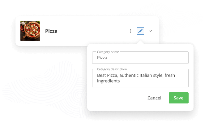 GloriaFood POS: Restaurant Menu Editor