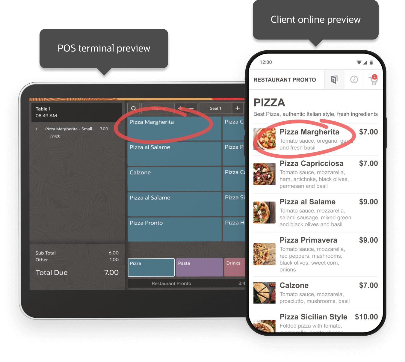 GloriaFood POS: Restaurant Menu Editor
