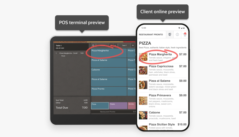 GloriaFood POS: Restaurant Till System