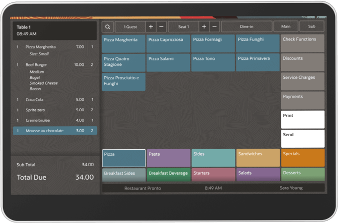GloriaFood POS: Table Service POS